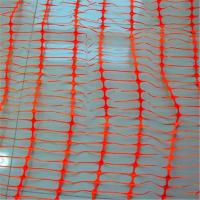 China Orange HDPE Plastic Safety Net 1x50m Roll UV Stabilized Warning Barrier Mesh for Construction Snow Fence for sale