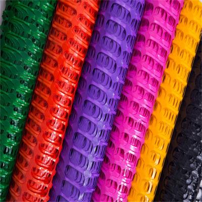 China Orange HDPE Safety Barrier Fence Net 1m x 50m UV Stabilized Construction Warning Fence for sale