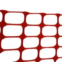 China Orange HDPE Safety Fence 1x50m Roll UV Stabilized Barrier Net for Construction Site for sale