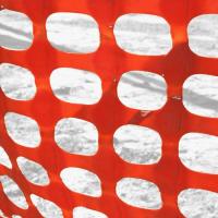 China Orange HDPE Safety Fence 1x50m Roll UV Stabilized Barrier Net for Construction Site for sale