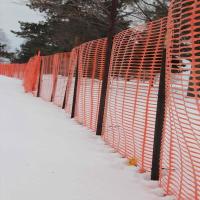 China HDPE Orange Safety Fence 1x50m Roll UV Stabilized Barrier Net for Construction Snow Warning for sale