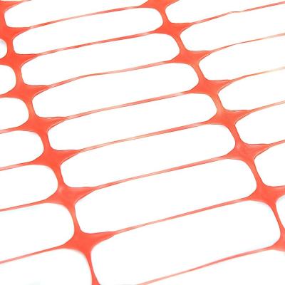 China Orange HDPE Safety Fence 1x50m Roll UV Stabilized Barrier Net for Construction Snow Warning for sale