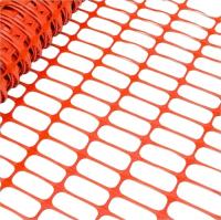 China HDPE Orange Safety Barrier Fence 1x50m Roll UV Stabilized Snow Fencing for sale