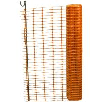China HDPE Orange Safety Barrier Fence 1x50m Roll UV Stabilized Snow Fencing for sale