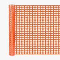 China HDPE Orange Safety Barrier Fence Net 1x50m Roll UV Stabilized Snow Fencing for sale