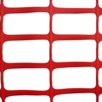 China HDPE Orange Plastic Safety Barrier Fence Net 1m x 50m UV Stabilized Snow Fence for sale