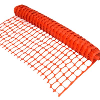 China HDPE Orange Safety Barrier Fence Net 1x50m UV Stabilized Snow Fencing Roll for sale