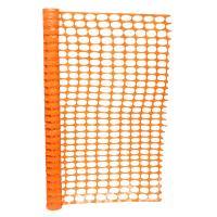 China HDPE Orange Safety Barrier Fence Net 1x50m UV Stabilized Snow Fencing Roll for sale