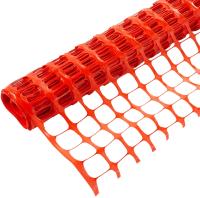 China HDPE UV Stabilized Safety Orange Snow Fence 1x50m Roll Construction Barrier Netting for sale