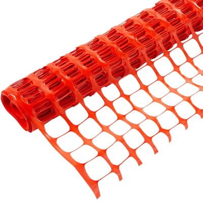 China HDPE UV Stabilized Safety Orange Snow Fence 1x50m Roll Construction Barrier Netting for sale