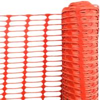 China HDPE UV Stabilized Safety Orange Snow Fence 1x50m Roll Construction Barrier Netting for sale