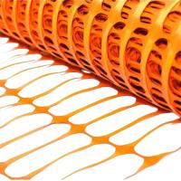 China HDPE UV Stabilized Safety Orange Snow Fence 1x50m Roll Construction Barrier Netting for sale