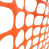 China HDPE Orange Snow Fence Barrier Mesh Net 1x50m Roll UV Stabilized Safety Fencing for sale
