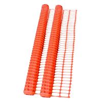 China HDPE Orange Snow Fence Barrier Mesh Net 1x50m Roll UV Stabilized Safety Fencing for sale