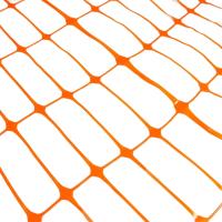 China HDPE Orange Plastic Garden Mesh Fence 1m x 50m UV Stabilized Safety Barrier for sale