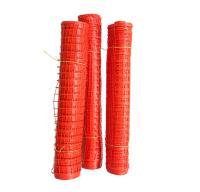 China HDPE Orange Plastic Garden Mesh Fence 1m x 50m UV Stabilized Safety Barrier for sale