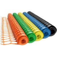 China 1x50m Orange HDPE Plastic Snow Fence UV Stabilized Construction Safety Barrier Net 60gsm for sale