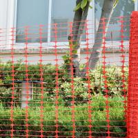China 1x50m HDPE Orange Safety Barrier Fence 100gsm UV Stabilized Snow Mesh Netting for sale