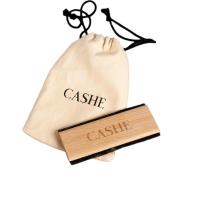 China Wholesale Custom Logo Wooden Cashmere Comb 75x45mm Eco Friendly Fabric Fuzz Remover for sale