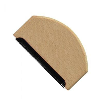 China Wholesale Eco Friendly Wooden Cashmere Comb 75x45mm Portable Wool Pilling Sweater Comb for sale