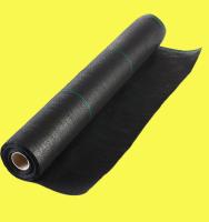 China PP Woven Weed Barrier Ground Cover Fabric 90gsm UV Treated 0.4m-6m Width for sale