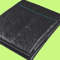 China Anti Weed Mat Plastic Mulch Film Agricultural Black Ground Cover 90gsm 1m Width for sale