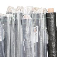 China Anti Weed Mat Plastic Mulch Film Agricultural Black Ground Cover 90gsm 1m Width for sale