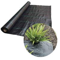 China PP Woven Weed Mat Ground Cover 90gsm UV Treated Anti Weed Fabric for Greenhouse Agriculture for sale