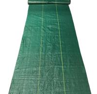 China Heavy Duty PP Woven Weed Barrier Landscape Fabric 90gsm 3-5 Year UV Resistant Ground Cover for sale