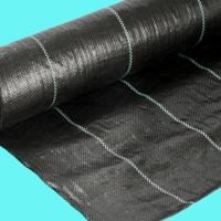 China Heavy Duty PP Woven Weed Barrier Landscape Fabric 90gsm 3-5 Year UV Resistant Ground Cover for sale