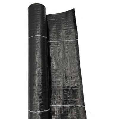 China Heavy Duty PP Woven Weed Barrier Ground Cover Fabric 90gsm UV Resistant 3-5 Year Lifespan for sale