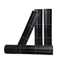 China Heavy Duty PP Woven Weed Barrier Ground Cover Fabric 90gsm UV Resistant 3-5 Year Lifespan for sale