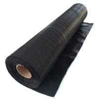 China 100% Virgin PP Woven Weed Mat Ground Cover UV Resistant 90gsm 0.5m-5m Width for sale
