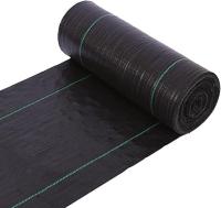 China UV Treated PP Woven Weed Control Mat 90gsm 1m x 50m Anti Grass Ground Cover for sale