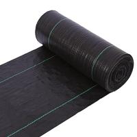 China UV Treated PP Woven Weed Control Mat 90gsm 1m x 50m Anti Grass Ground Cover for sale