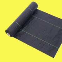 China PP Woven Weed Control Fabric 90gsm UV Treated Landscape Mat 1m x 50m Roll for sale