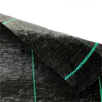 China Reflective White Polyethylene Woven Ground Cover Weed Mat 90gsm 1.6m Width for sale
