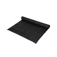 China Agricultural Black Plastic Anti Weed Mat Ground Cover 90gsm UV Treated 1m Wide for sale