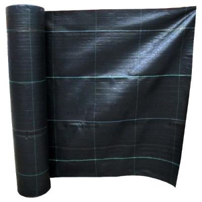 China 100% Virgin PP Woven Weed Mat Ground Cover 90gsm UV Resistant Anti Grass Cloth for Garden for sale