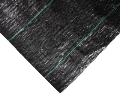 China UV Treated PP Woven Geotextile Weed Barrier Fabric 90gsm 1.6m Width Anti Aging Ground Cover for sale