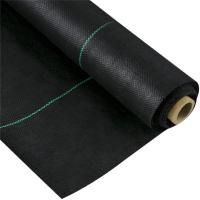 China Agricultural PP Woven Weed Mat Ground Cover 1x100m UV Resistant 90gsm for sale