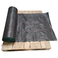 China Agricultural PP Woven Weed Mat Ground Cover 1x100m UV Resistant 90gsm for sale