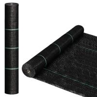 China PP Woven Weed Barrier Ground Cover Fabric 90gsm UV Treated 3-5 Year Lifespan for sale