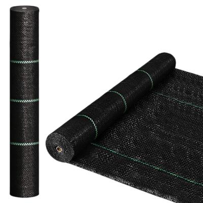 China PP Woven Weed Barrier Ground Cover Fabric 90gsm UV Treated 3-5 Year Lifespan for sale