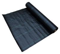 China PP Woven Anti Weed Mat Ground Cover Fabric 100gsm UV Treated 1.6m Width for sale