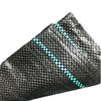 China PP Woven Ground Cover Weed Mat 100gsm UV Treated 2m Width Anti Weed Fabric for sale