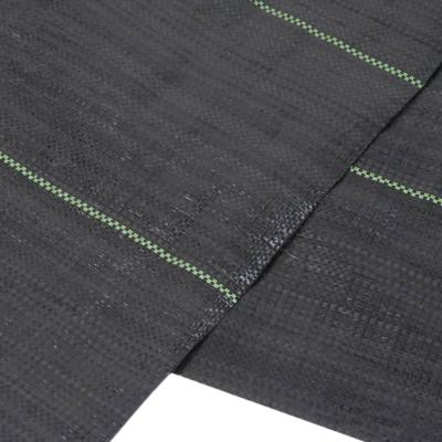 China GRS Approved PP Woven Weed Control Mat 90gsm 1.6m Width Ground Cover for Blueberry Orchard for sale