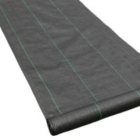 China GRS Approved PP Woven Weed Control Mat 90gsm 1.6m Width Ground Cover for Blueberry Orchard for sale