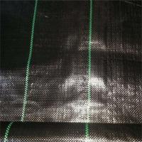 China PP Woven Weed Mat Ground Cover 90gsm 1m Wide Black Agricultural Breathable Fabric for sale