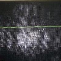 China White Woven Weed Barrier Landscape Fabric 90gsm UV Treated Ground Cover 1.6m Wide for sale